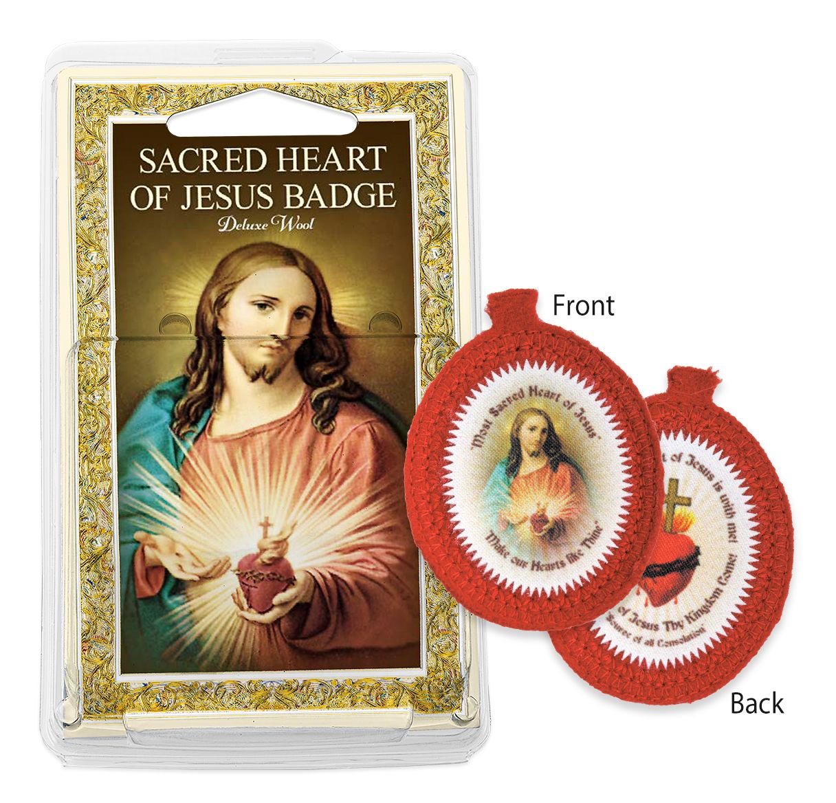 Sacred Heart of Jesus Badge – The Paschal Lamb