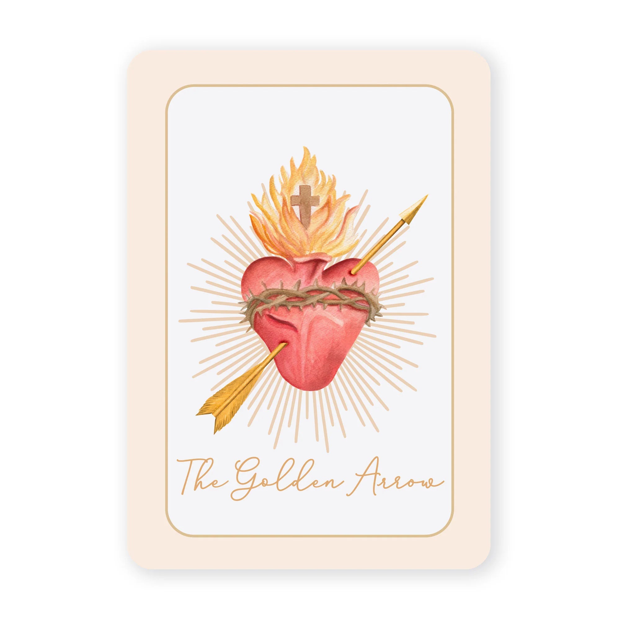 Golden Arrow Prayer Holy Card – The Paschal Lamb