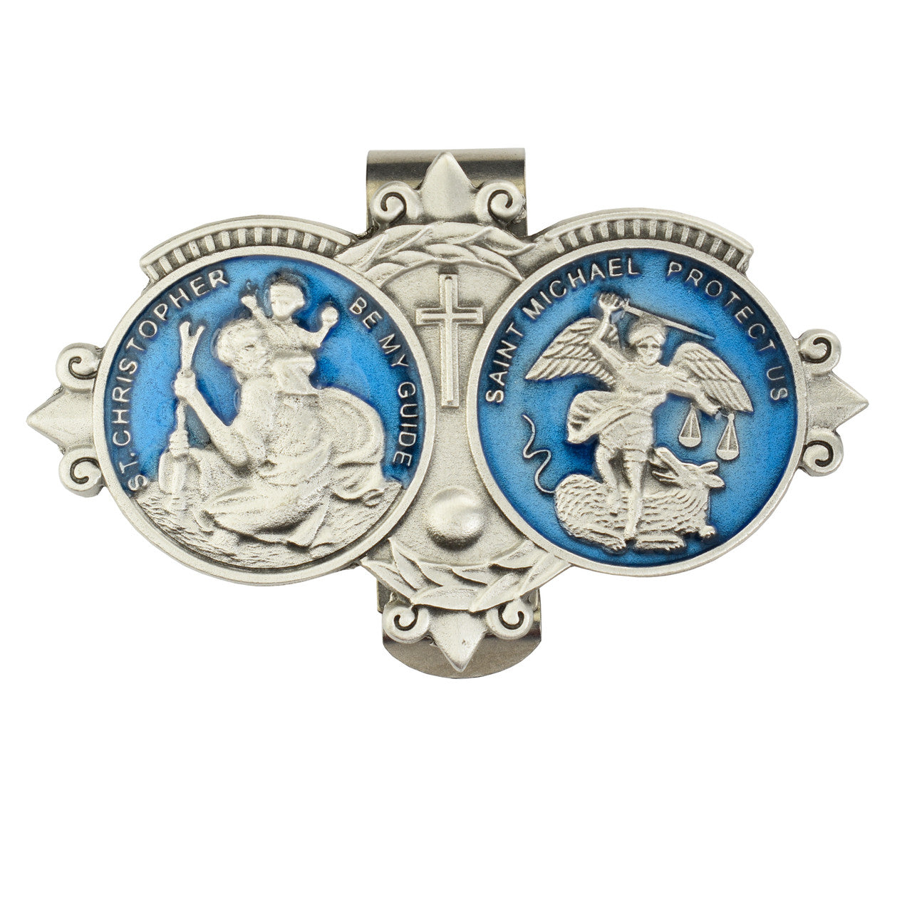 Chris/Michael Blue Visor Clip – The Paschal Lamb