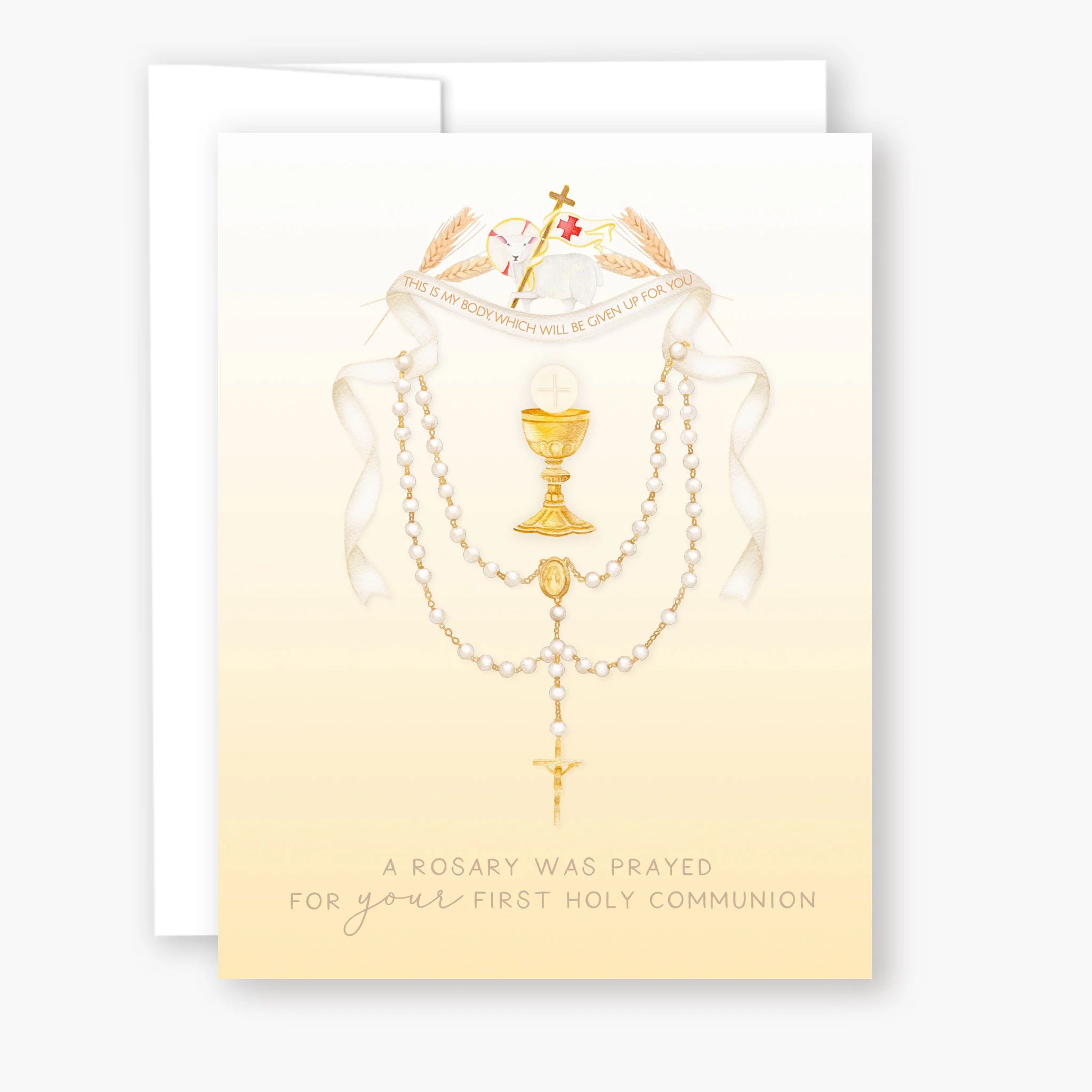 Rosary Card | Sacrament | First Holy Communion – The Paschal Lamb