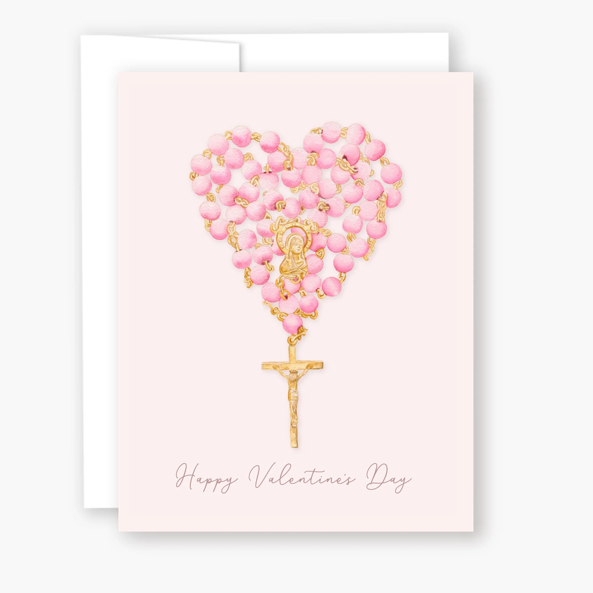 Pink Rosary Novena Valentine Card – The Paschal Lamb