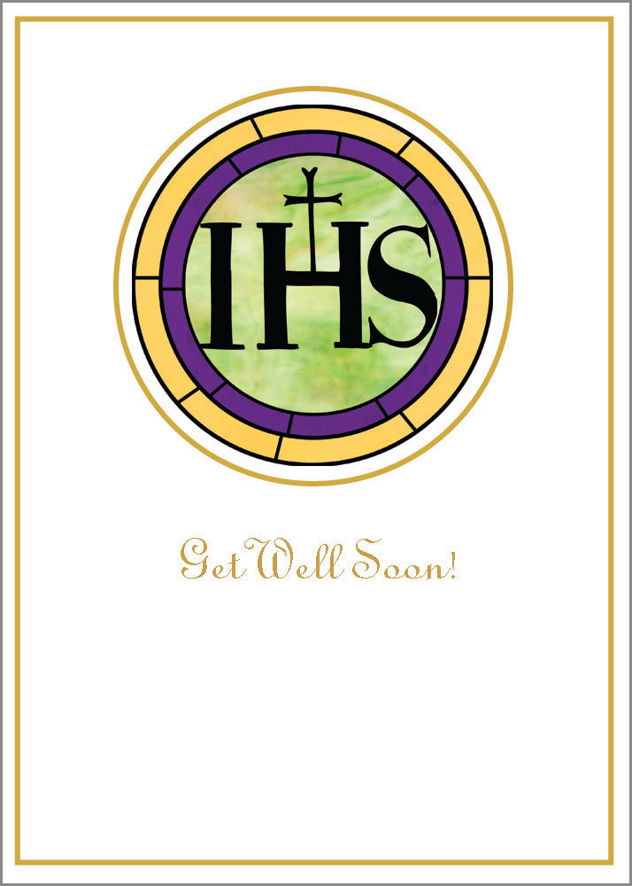 IHS Monogram Get Well Card – The Paschal Lamb