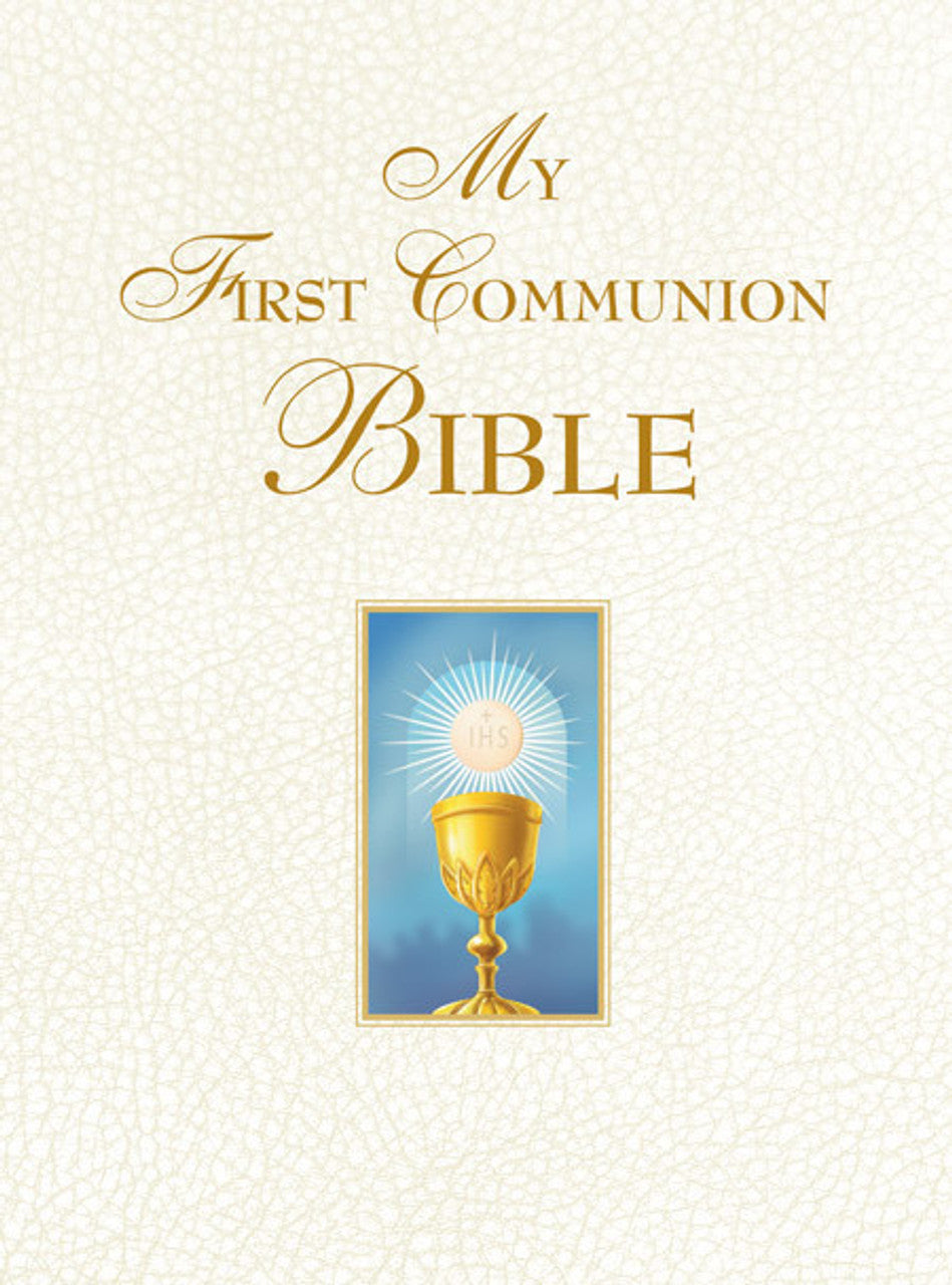 My First Communion Bible White – The Paschal Lamb