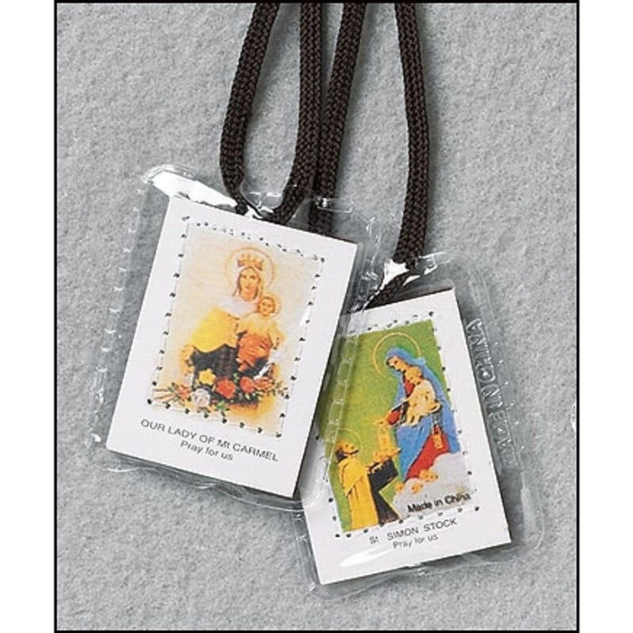 Laminated Brown Scapular – The Paschal Lamb