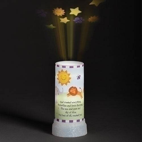 God Created Everything Night Light Projector – The Paschal Lamb