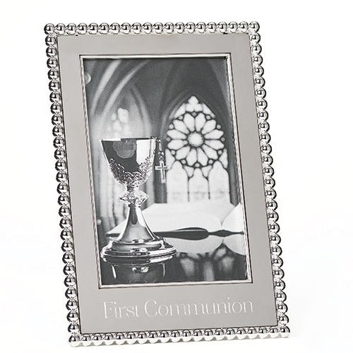 8"H First Communion Frame – The Paschal Lamb