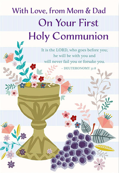 From Mom & Dad Communion Card – The Paschal Lamb